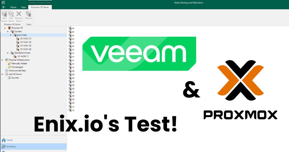 The Veeam Backup Solution with Proxmox VE!